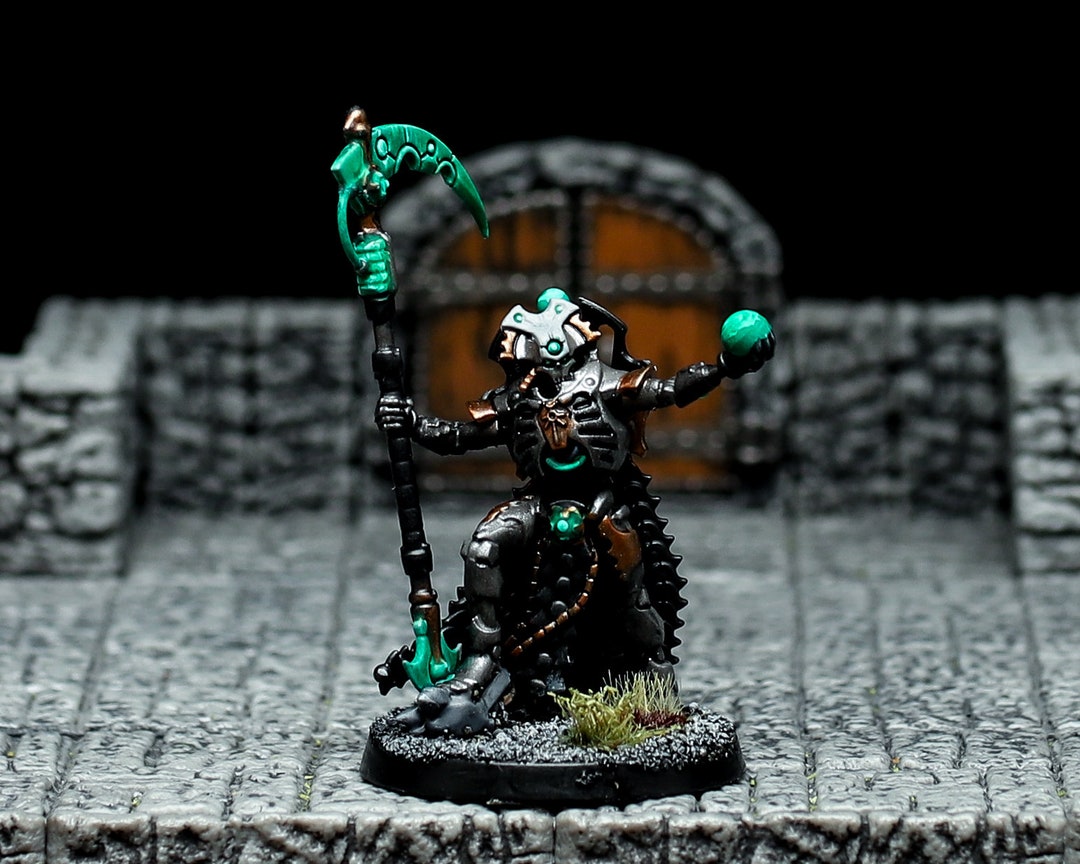 Necron Overlord - Pro Painted Warhammer 40K Miniatures **COMMISSION ...