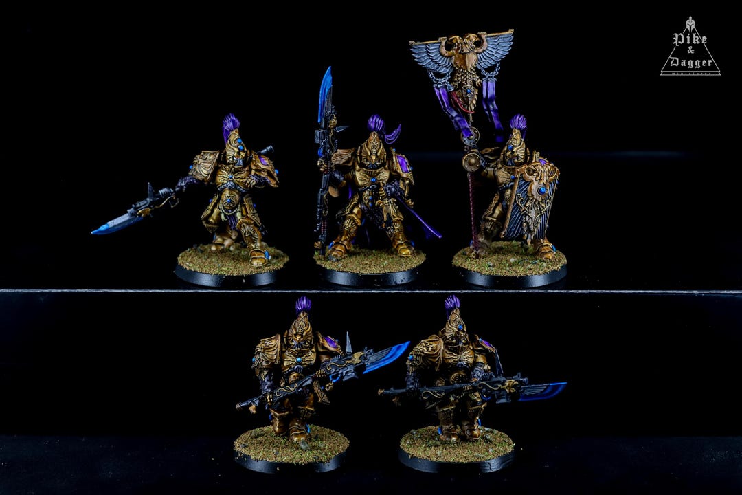 Custodian Guard Squad - Adeptus Custodes - Pro Painted Warhammer 40K ...
