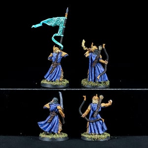 Galadhrim Elf Commanders - Elven Kingdoms of Rivendell and Lothlorien - Pro Painted Lord of the ...
