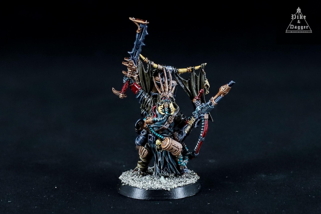 Chieftain With Venom Caster - Ash Waste Nomads - Pro Painted Necromunda ...