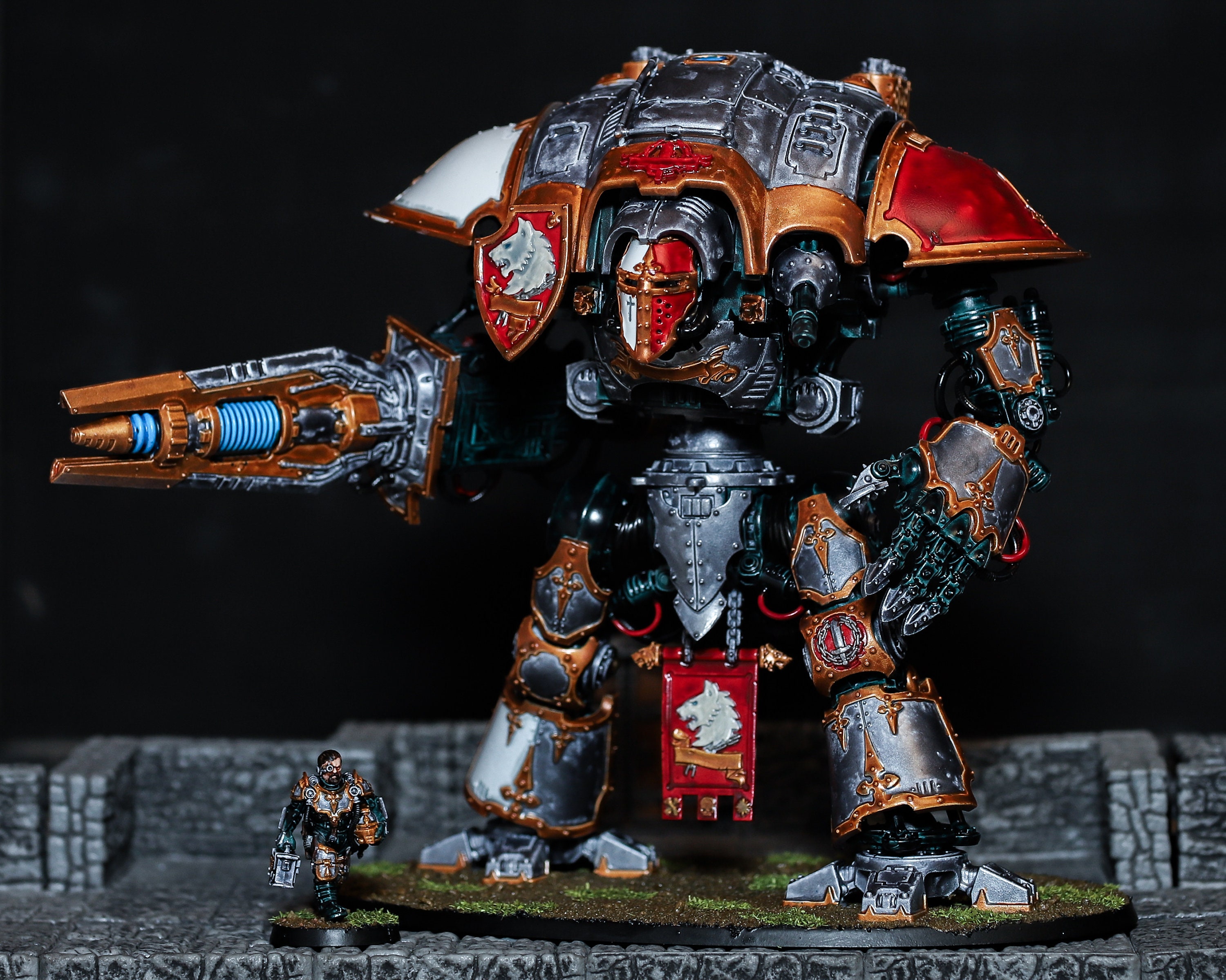 Knight Preceptor Canis Rex Imperial Knights Warhammer 40k Miniatures ...