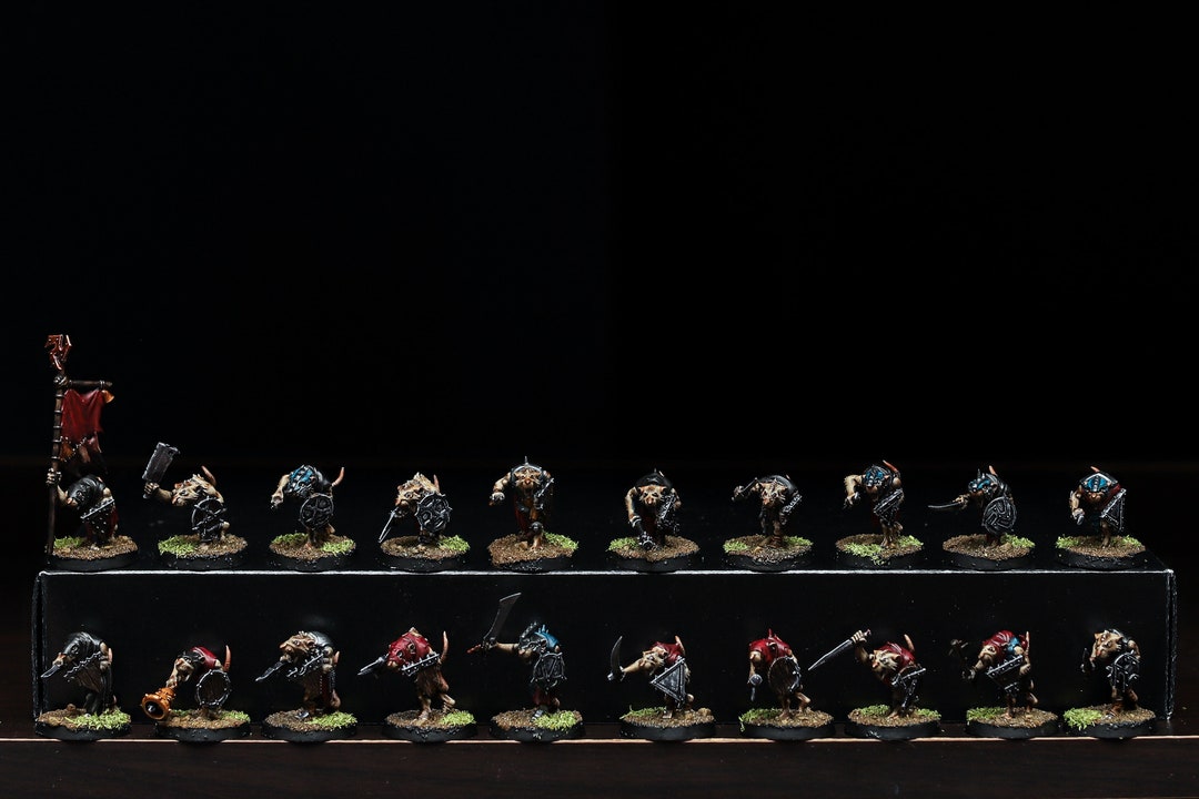 Clanrats - Skaven - Pro Painted Warhammer Age of Sigmar Miniatures ...