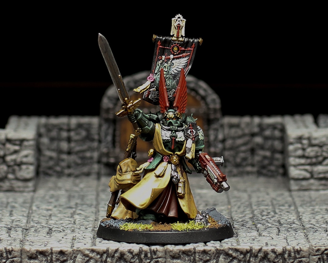 Azrael, Supreme Grand Master - Space Marines: Dark Angels - Pro Painted ...