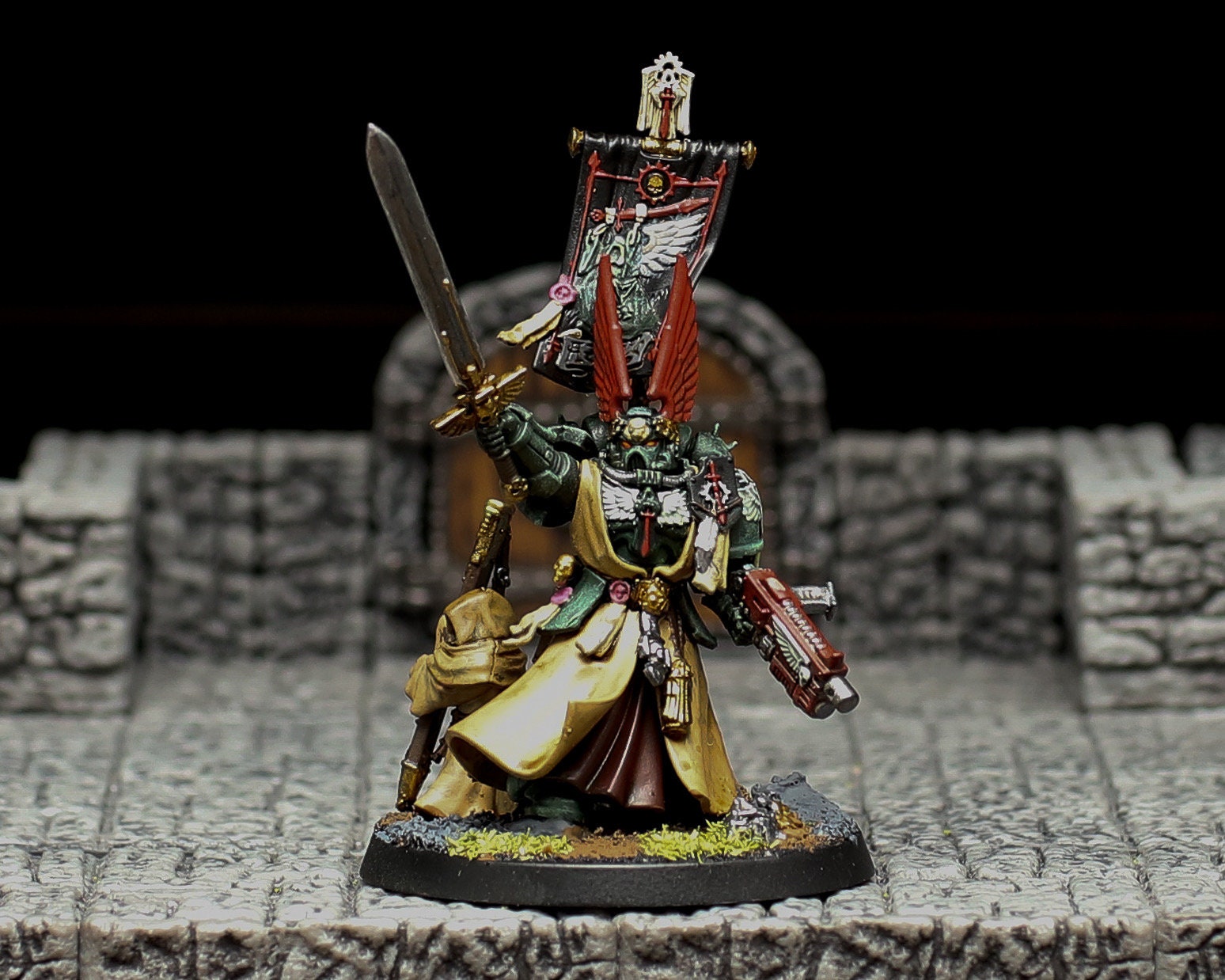 Azrael, Supreme Grand Master - Space Marines: Dark Angels - Pro Painted ...