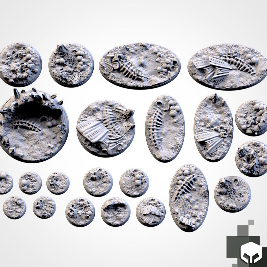 Alien Planet Miniature Bases Thematic Wargame Bases COMMISSION ...