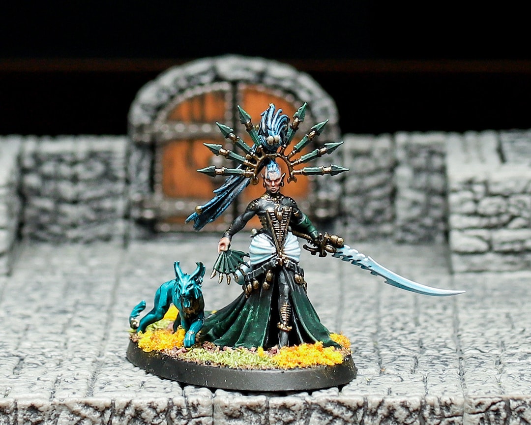 Yvraine - Aeldari - Pro Painted Warhammer 40K Miniatures **COMMISSION ...