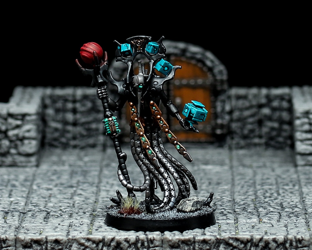 Necron Chronomancer - Pro Painted Warhammer 40K Miniatures **COMMISSION ...