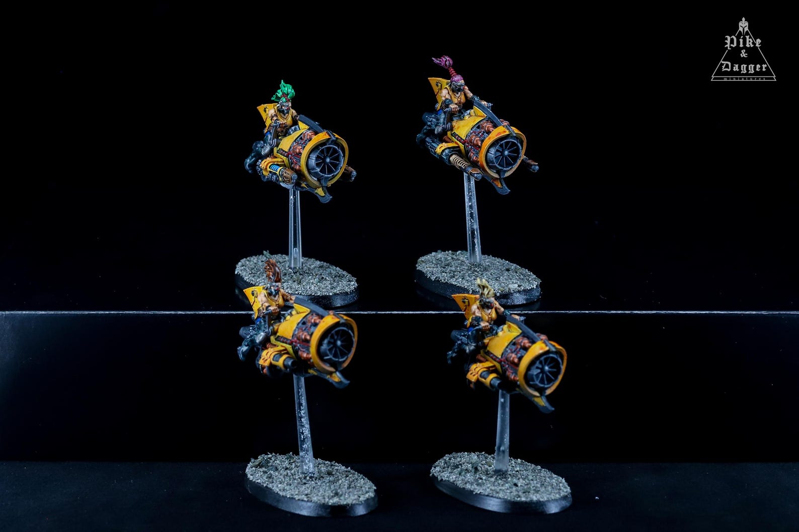 Escher Cutters - House Escher - Pro Painted Necromunda Miniatures ...