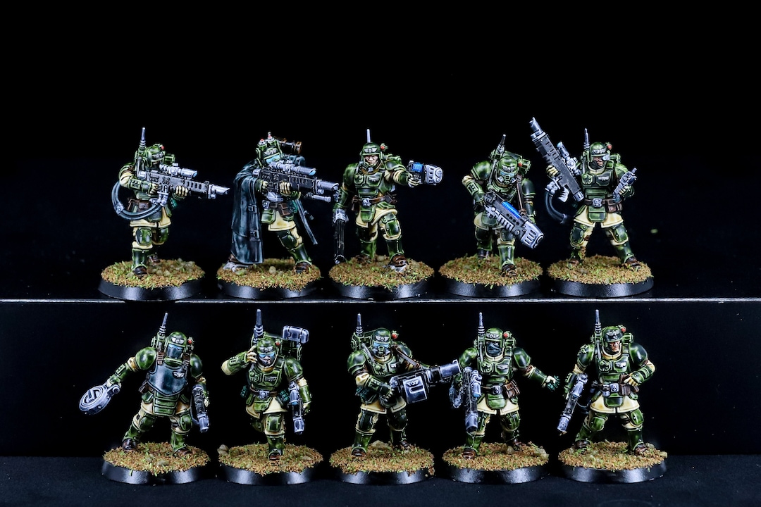 Kill Team: Kasrkin - Astra Militarum - Pro Painted Warhammer 40K ...