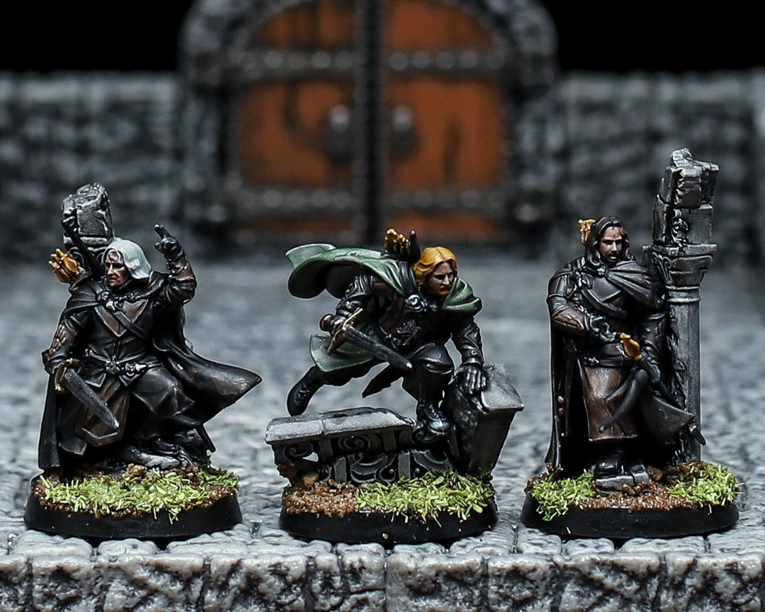 Faramir, Damrod and Madril - Minas Tirith - Pro Painted Lord of the ...