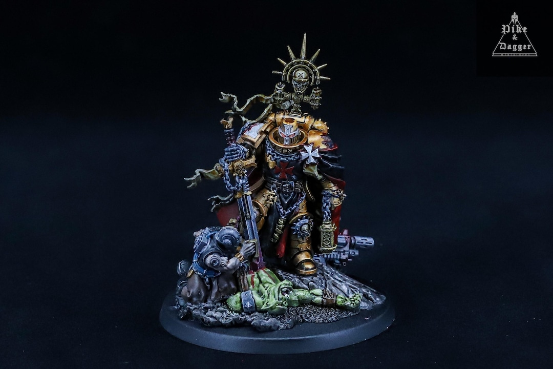 High Marshal Helbrecht - Space Marines: Black Templar - Pro Painted ...