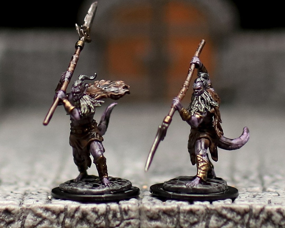 Bearded Devils Pro Painted Dungeons and Dragons Miniatures - Etsy