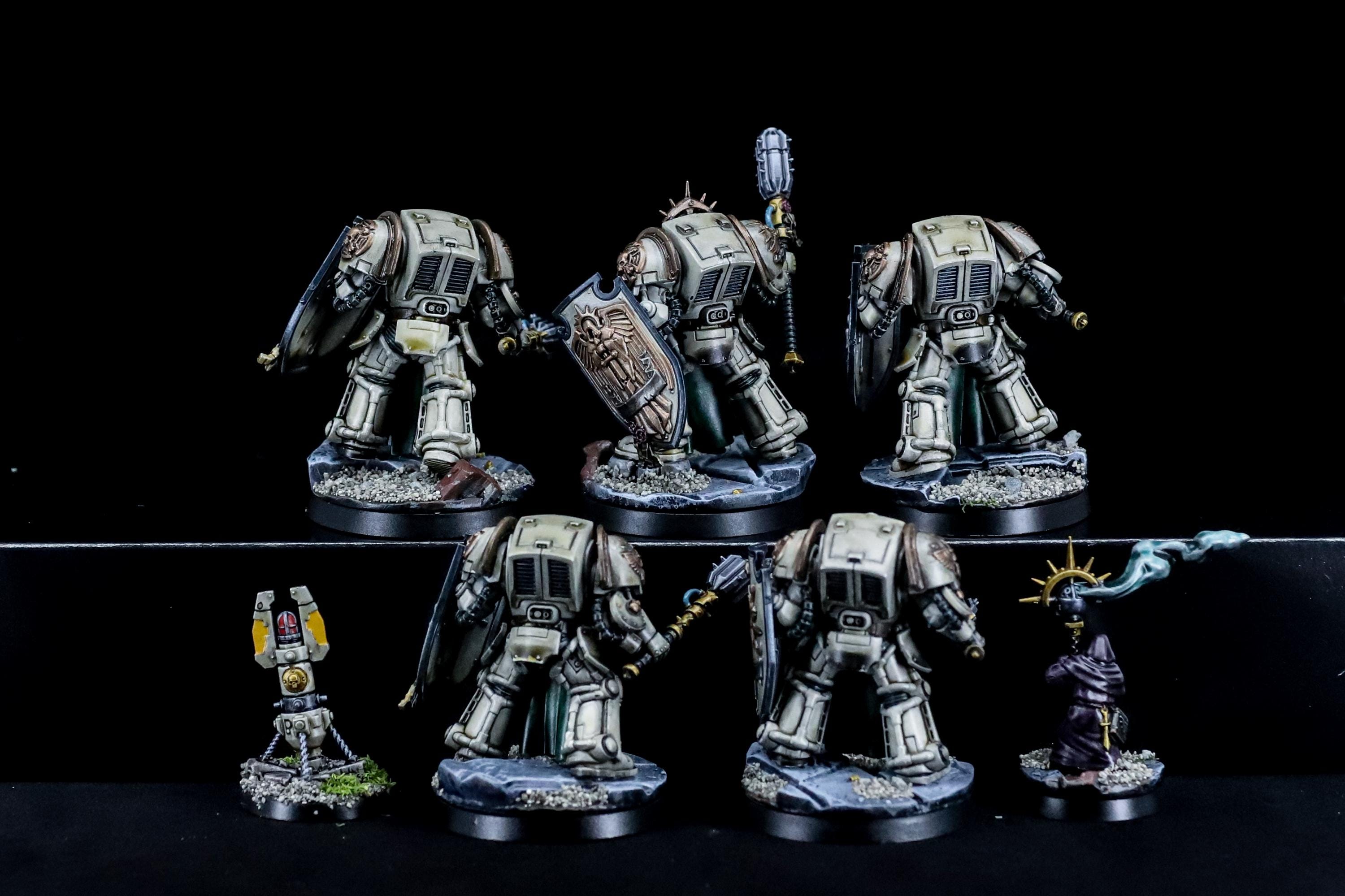 Deathwing Knights - Space Marines: Dark Angels - Pro Painted Warhammer ...