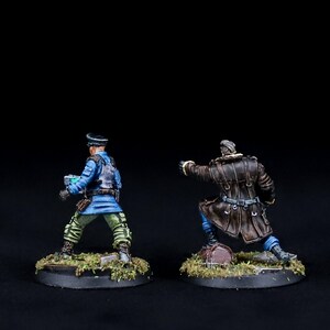 Elder Maxon and Captain Kells Brotherhood of Steel Pro Painted Fallout ...