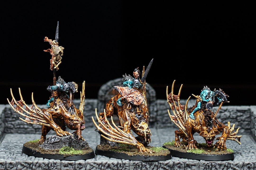 Morbheg Knights - Flesh-eater Courts - Pro Painted Warhammer: Age of ...