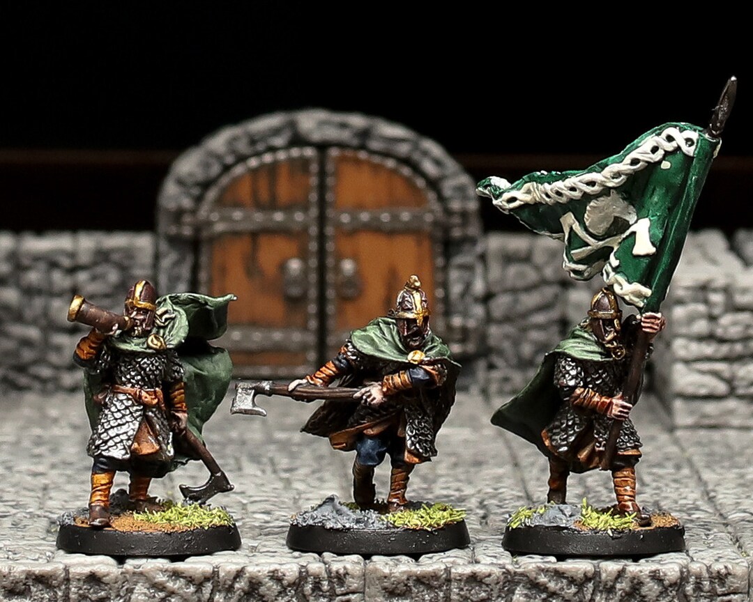 Grimbold and Helmingas Rohan Lord of the Rings Miniatures - Etsy