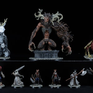 Bloodborne the Board Game Miniatures Pro Painted Bloodborne Miniatures ...