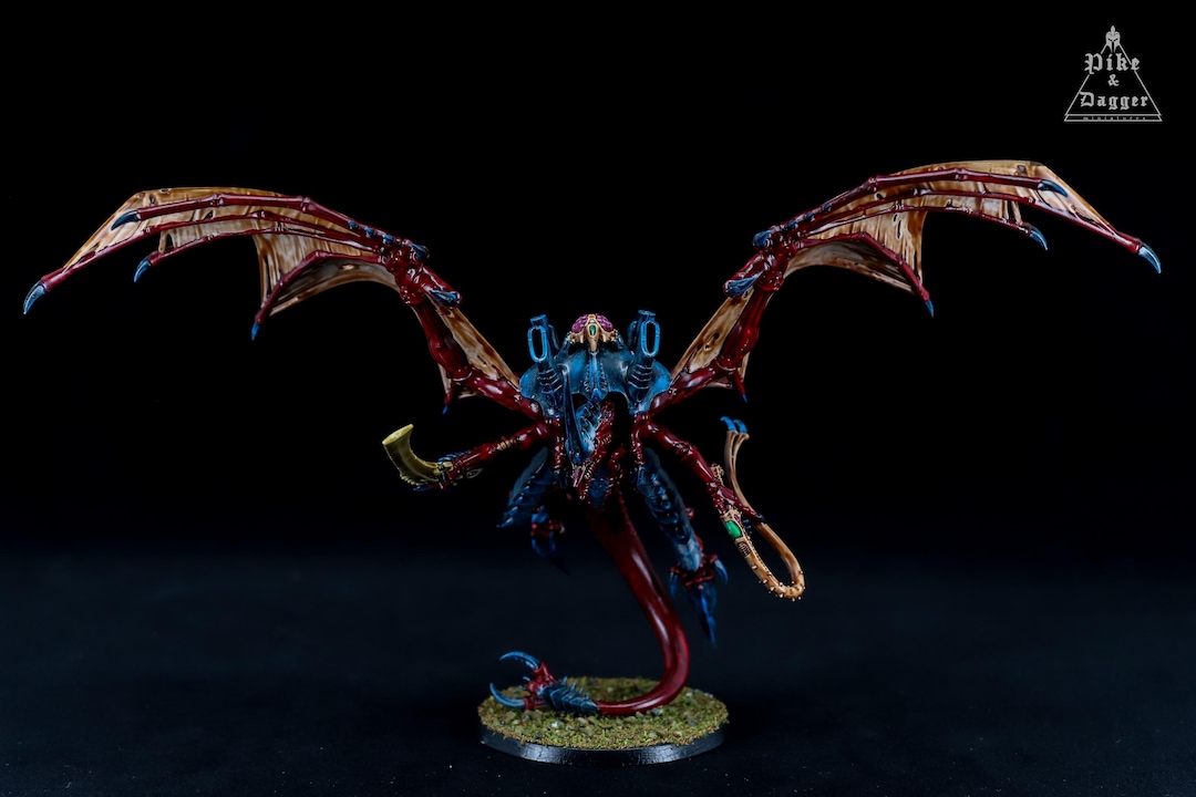 Winged Hive Tyrant - Tyranids - Pro Painted Warhammer 40K Miniatures ...