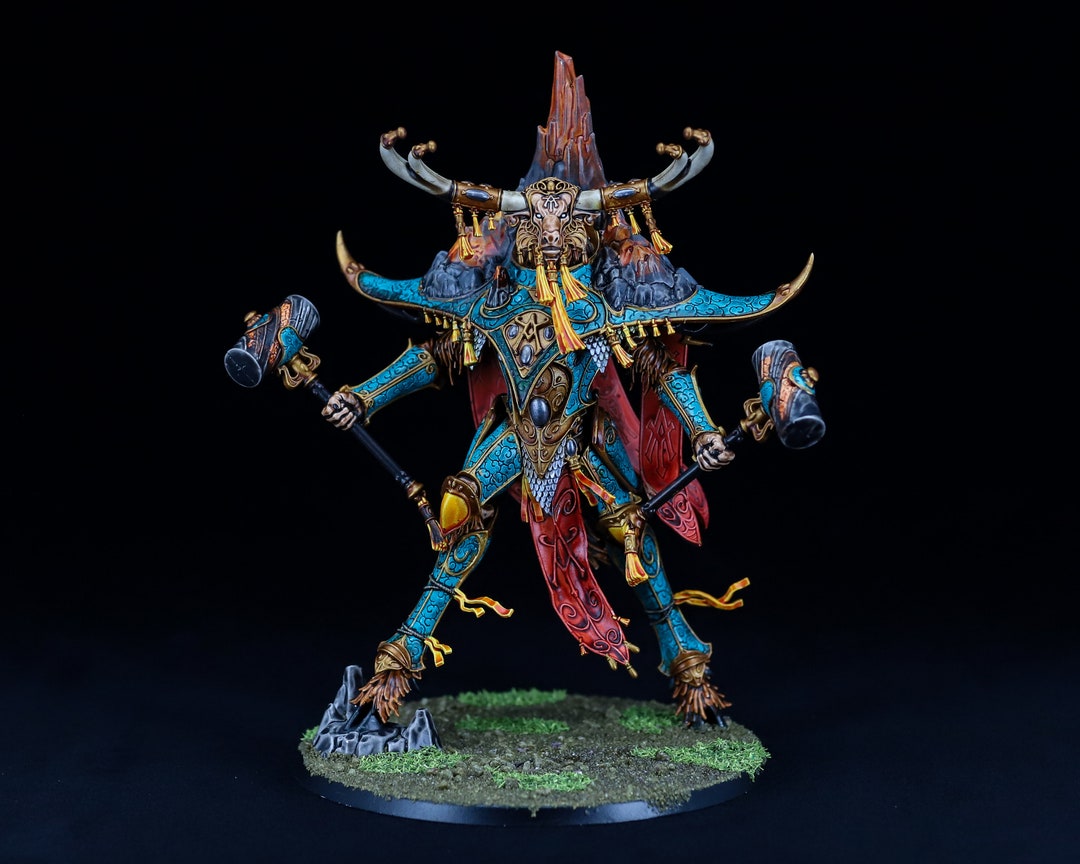 Avalenor, the Stoneheart King - Lumineth Realmlords - Pro Painted ...