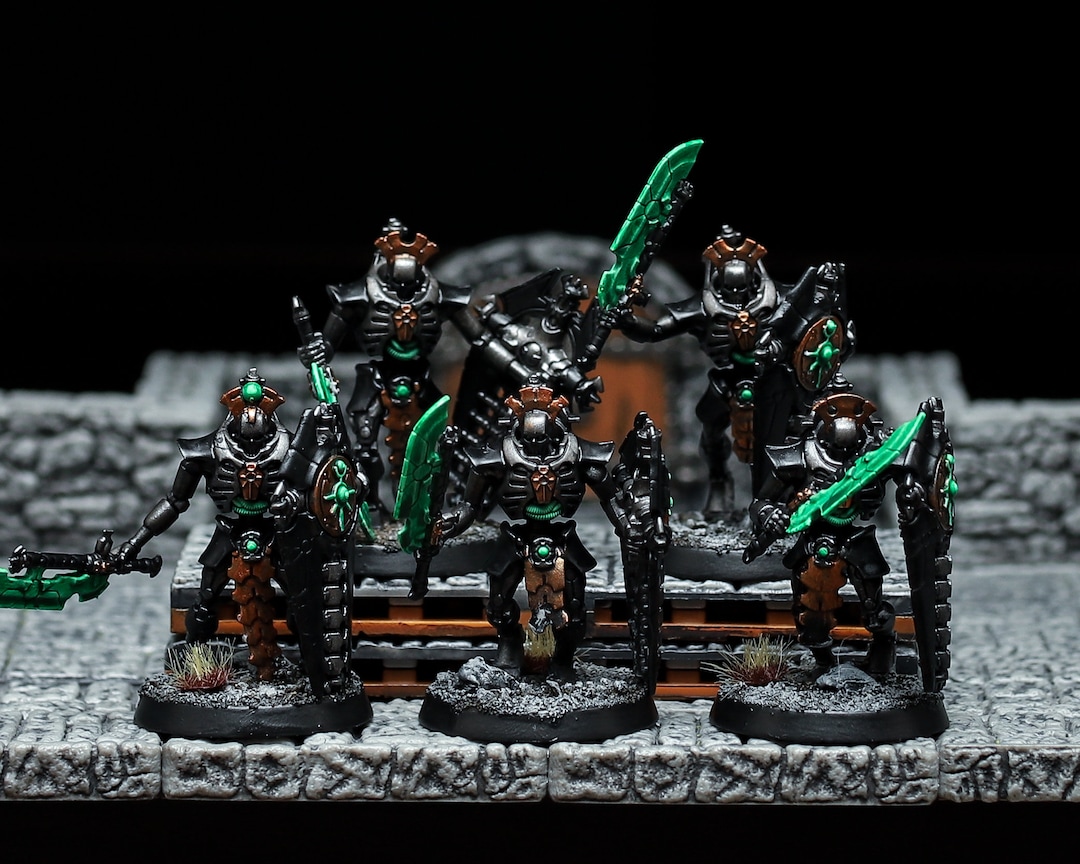 Necron Lychguard - Pro Painted Warhammer 40K Miniatures **COMMISSION ...