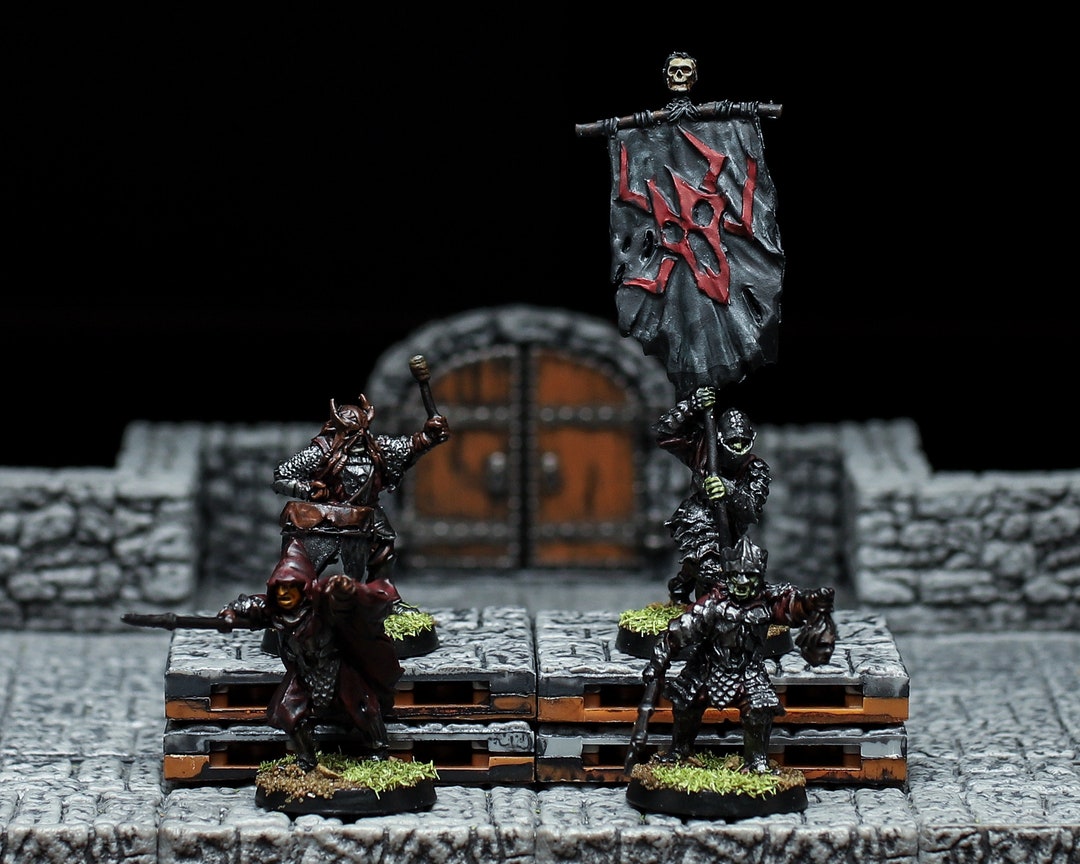 Morannon Orc Commanders Mordor Pro Painted Lord of the Rings Miniatures COMMISSION - Etsy