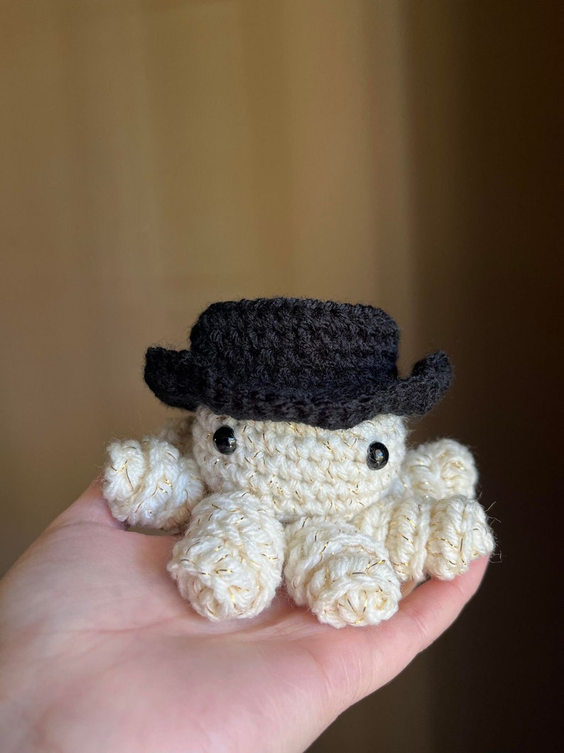 Crochet Mini Top Hat Accessory OCTOPUS NOT INCLUDED - Etsy