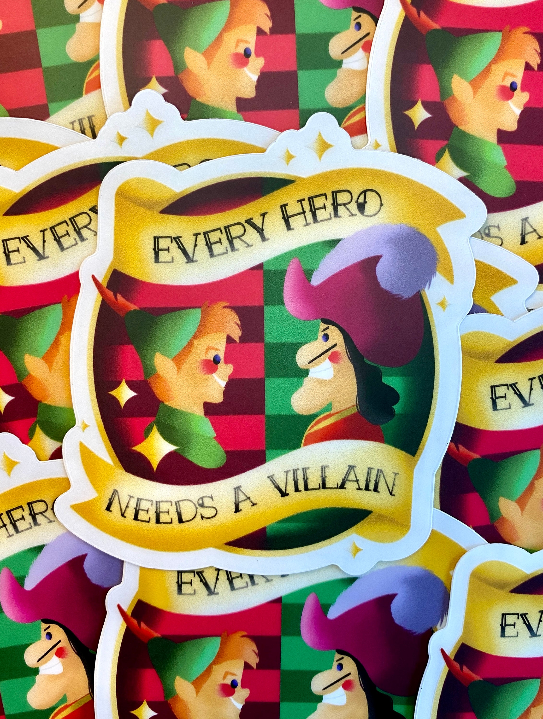 Peter Pan Sticker / Captain Hook Sticker / Peter Pan Laptop Decal ...