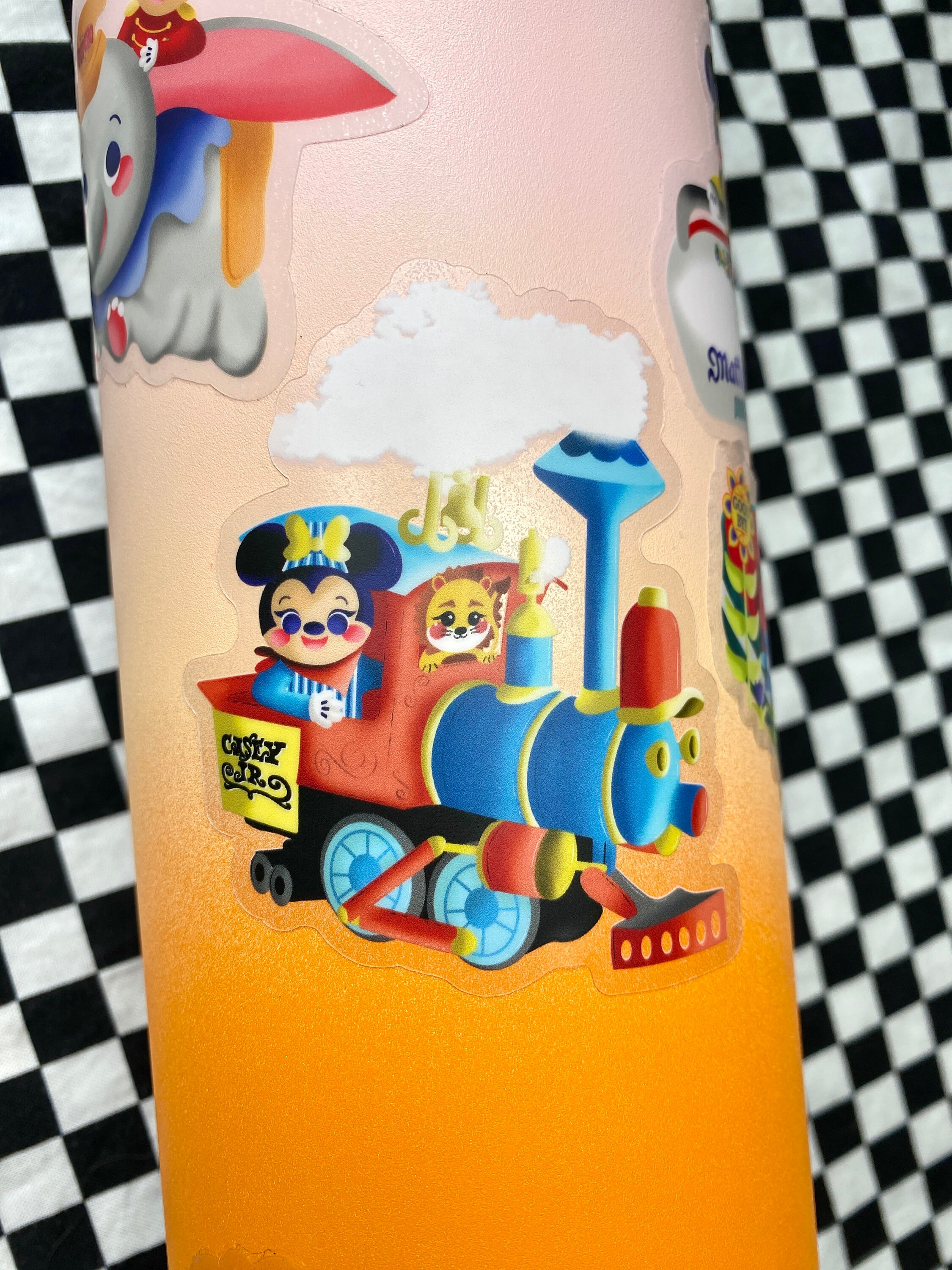 Minnie Mouse Sticker, Casey Jr. Sticker, Waterproof Sticker, Disneyland ...