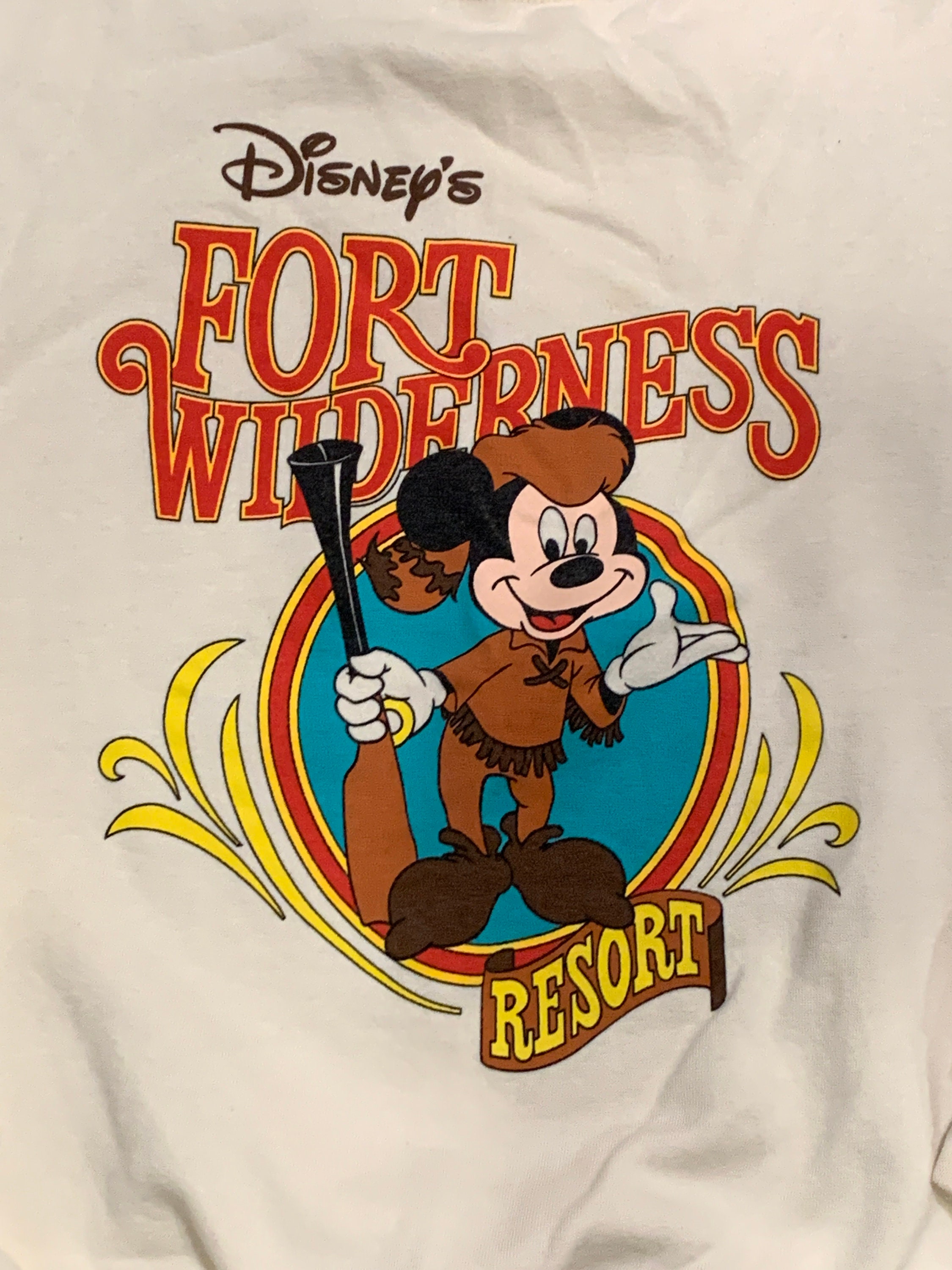 Vintage Disney Mickey Mouse Fort Wilderness Resort Crew - Etsy