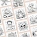 Instant Download: 20 Printable Halloween Colouring Pages Spooky Kids ...