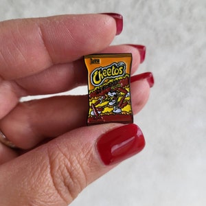 Small Cheetos Bag Chips Flaming Hot Spicy Mexican Enamel - Etsy