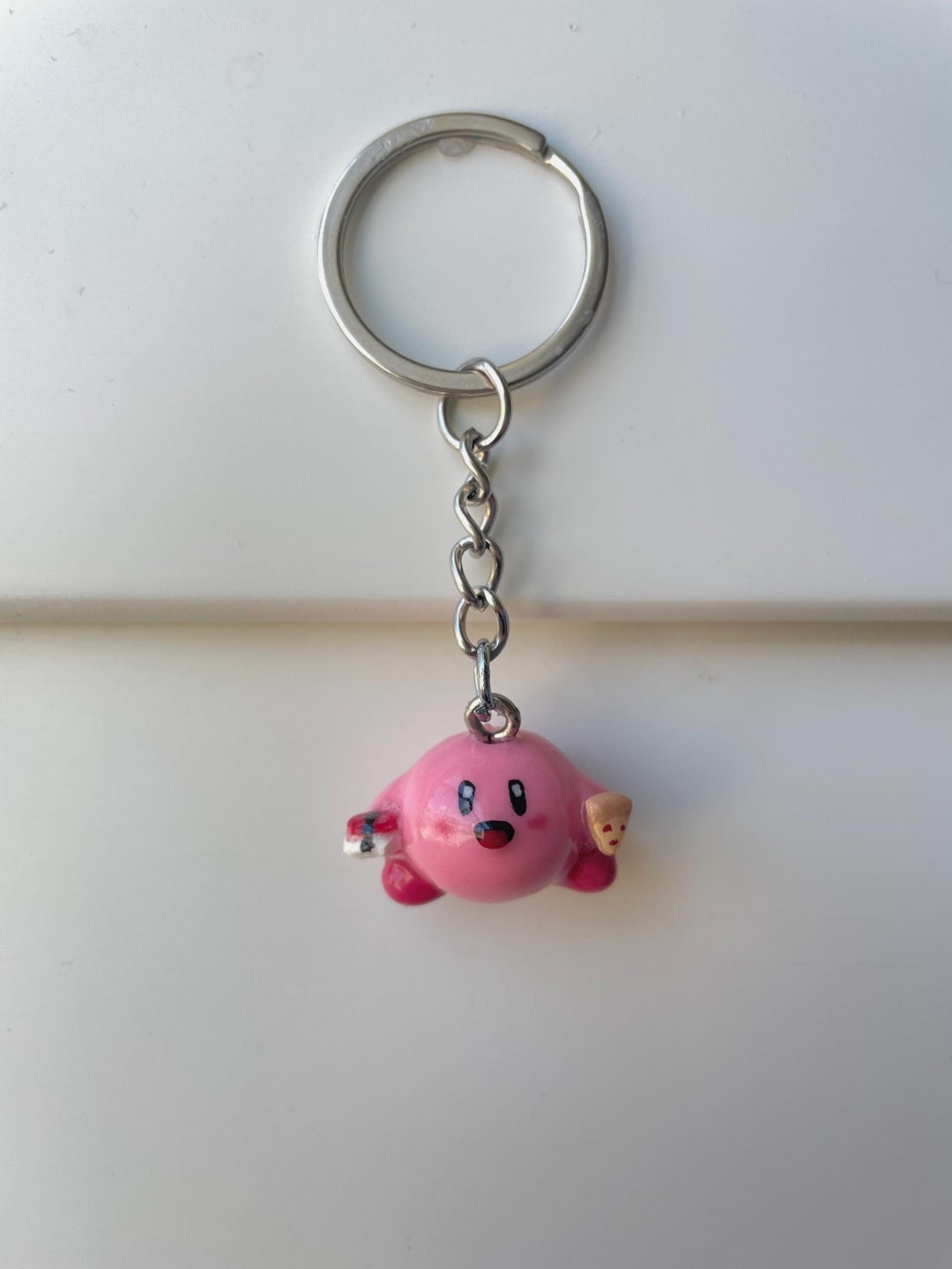 Cute Kirby Keychain, Nintendo Gaming Keychain, Gaming Keychain, Kirby ...