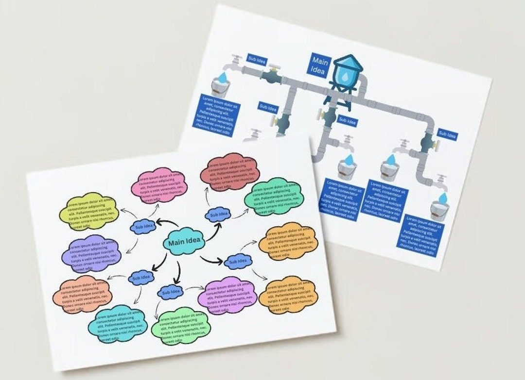 20 Crazy Mind Map Designs in Powerpoint. All Designs Are Unique, Custom ...