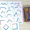 Popsicle Sticks Patterns Matching Cards, Printable Preschool Activities ...