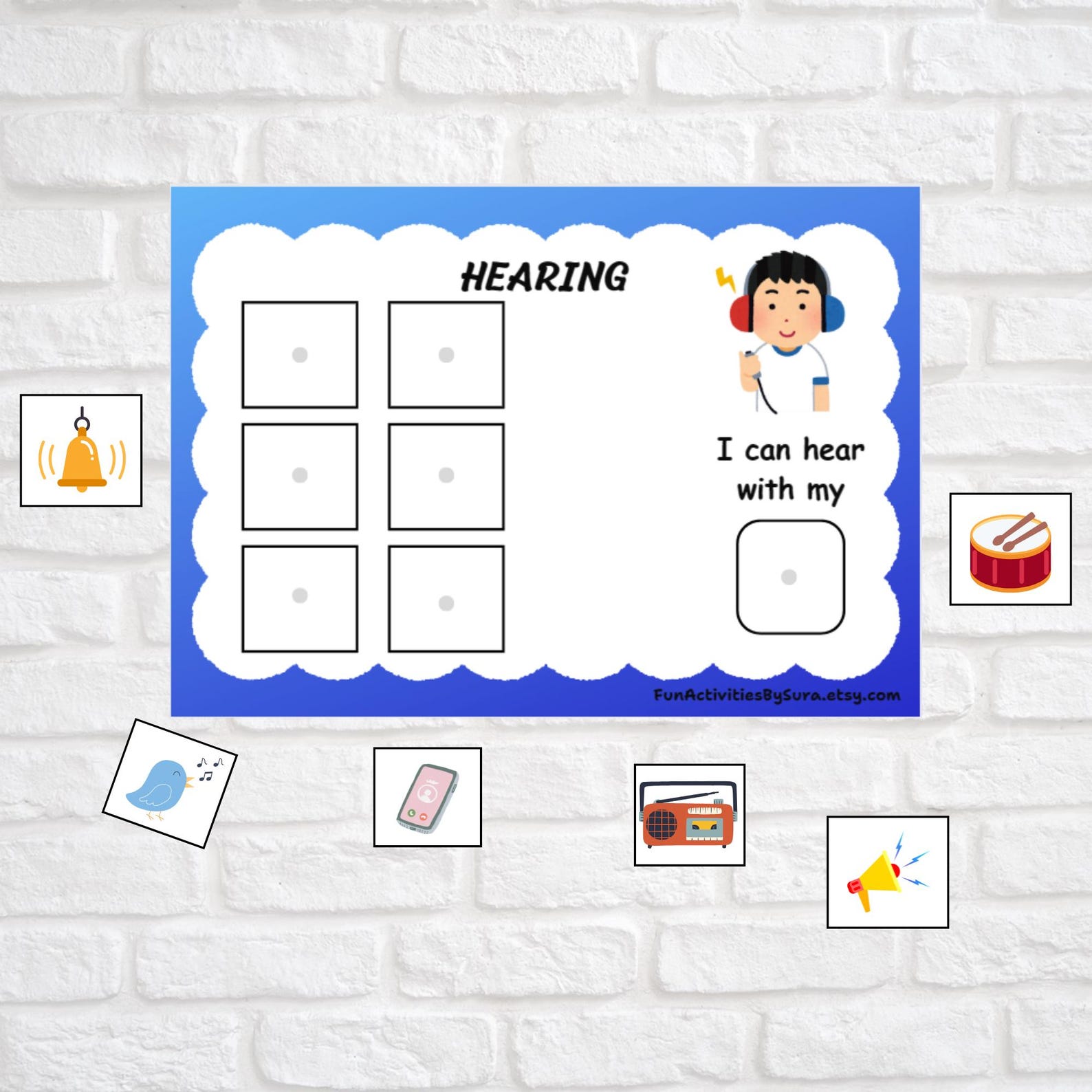 Five Senses Sorting Activity Printable, 5 Senses Sorting, Homeschool ...