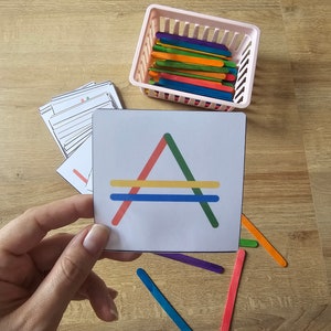 Bundle Popsicle Sticks Activity, Preschool Activities, Fine Motor ...