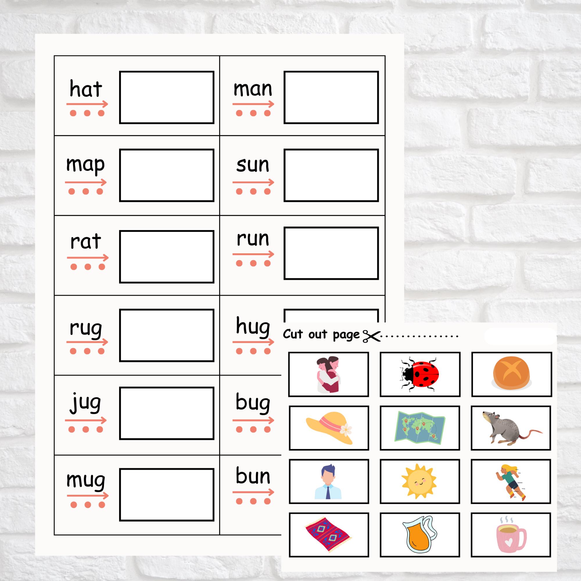 CVC Words Busy Book, CVC Words, CVC Phonics, Busy Book, Toddler ...