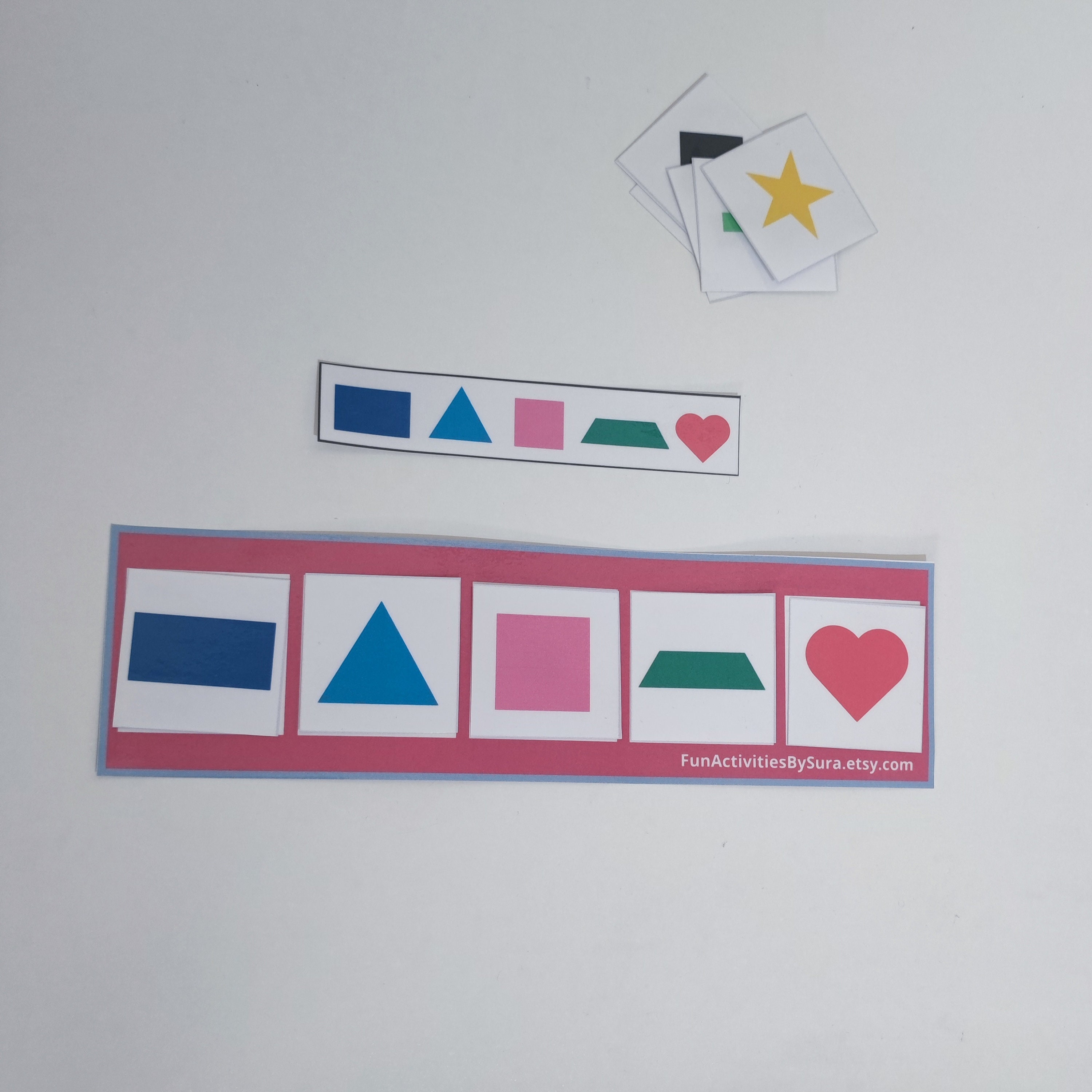 Make the Same Patterns Activity Toddler Activities Pattern - Etsy UK