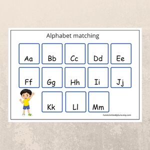 Alphabet Matching Activity Sheets ,busy Binder Pages, Learning ...