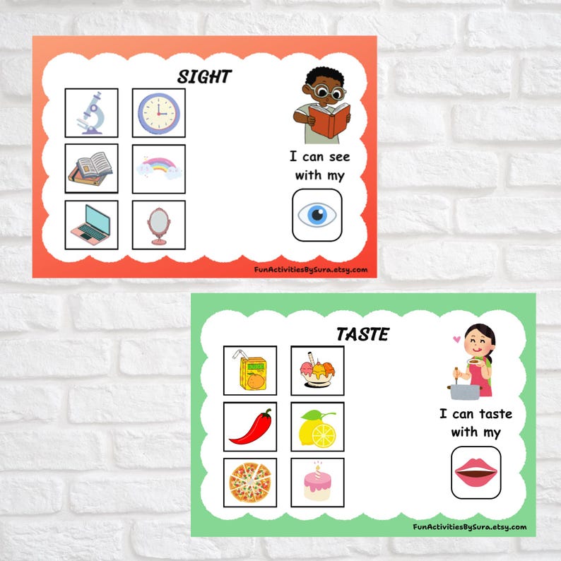 Five Senses Sorting Activity Printable, 5 Senses Sorting, Homeschool ...