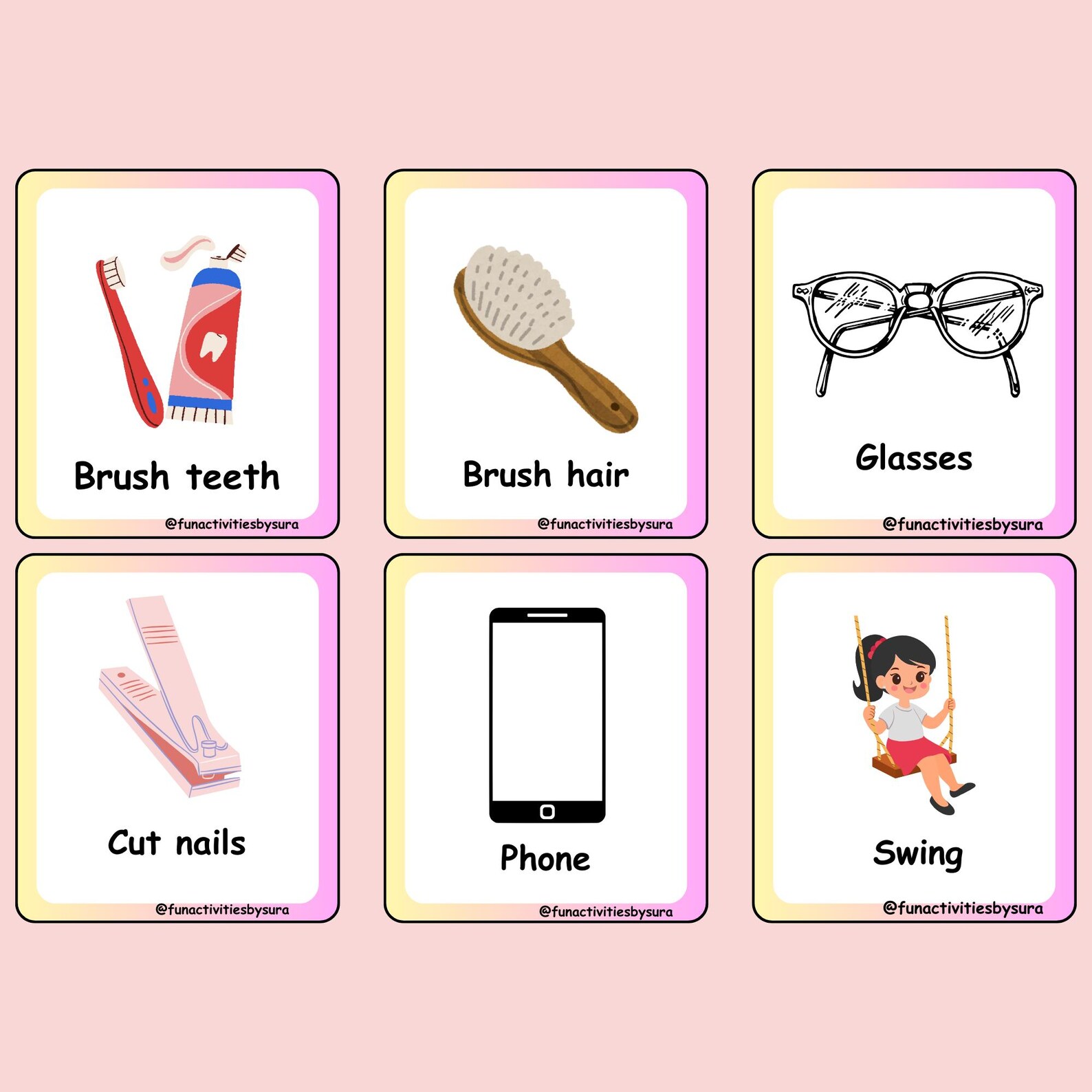 Communication Speech Flash Cards, Instant Download Special Needs ...