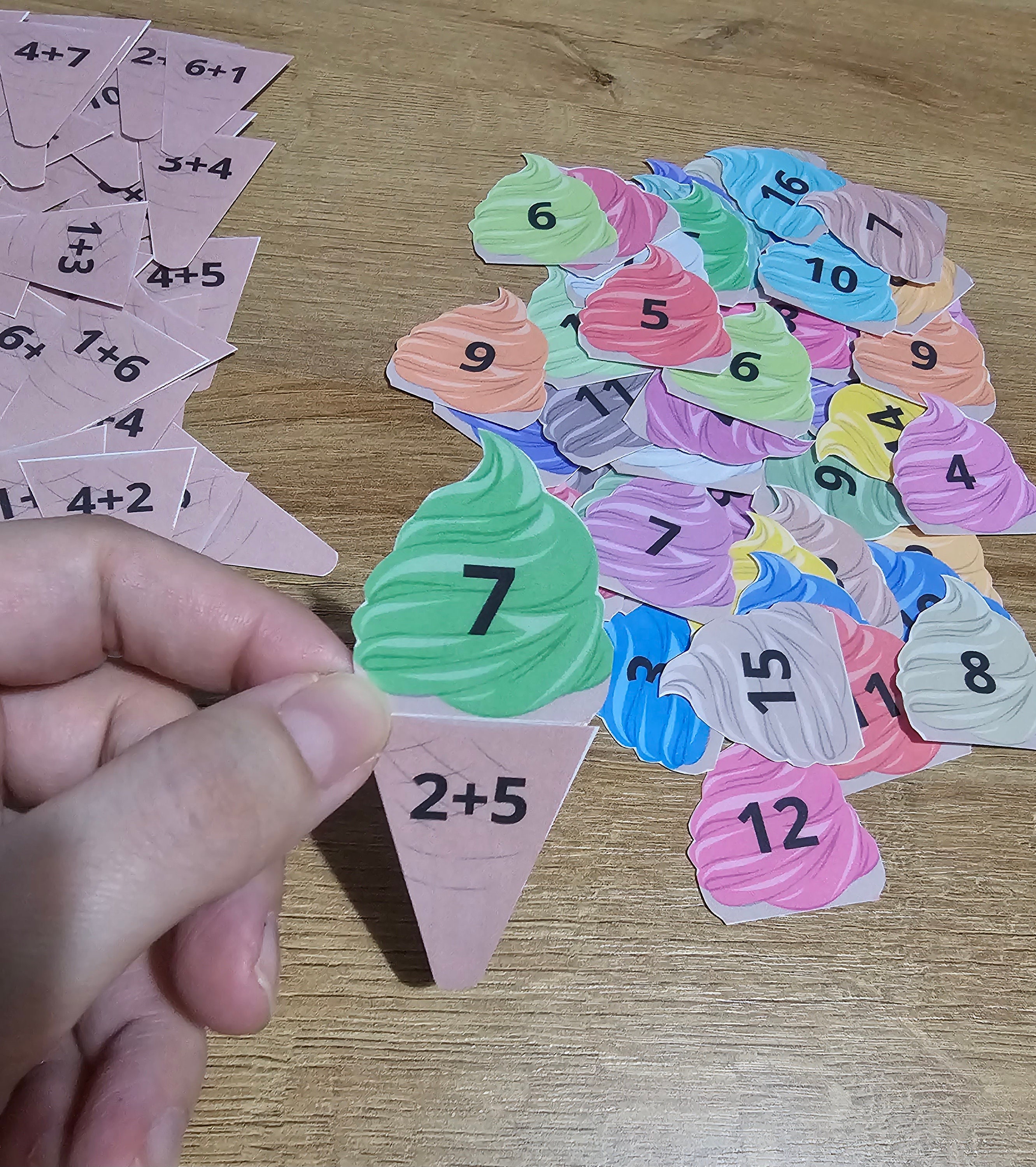 Addition Ice Cream Scoop, Addition Activity, Ice Cream Games, EYFS ...