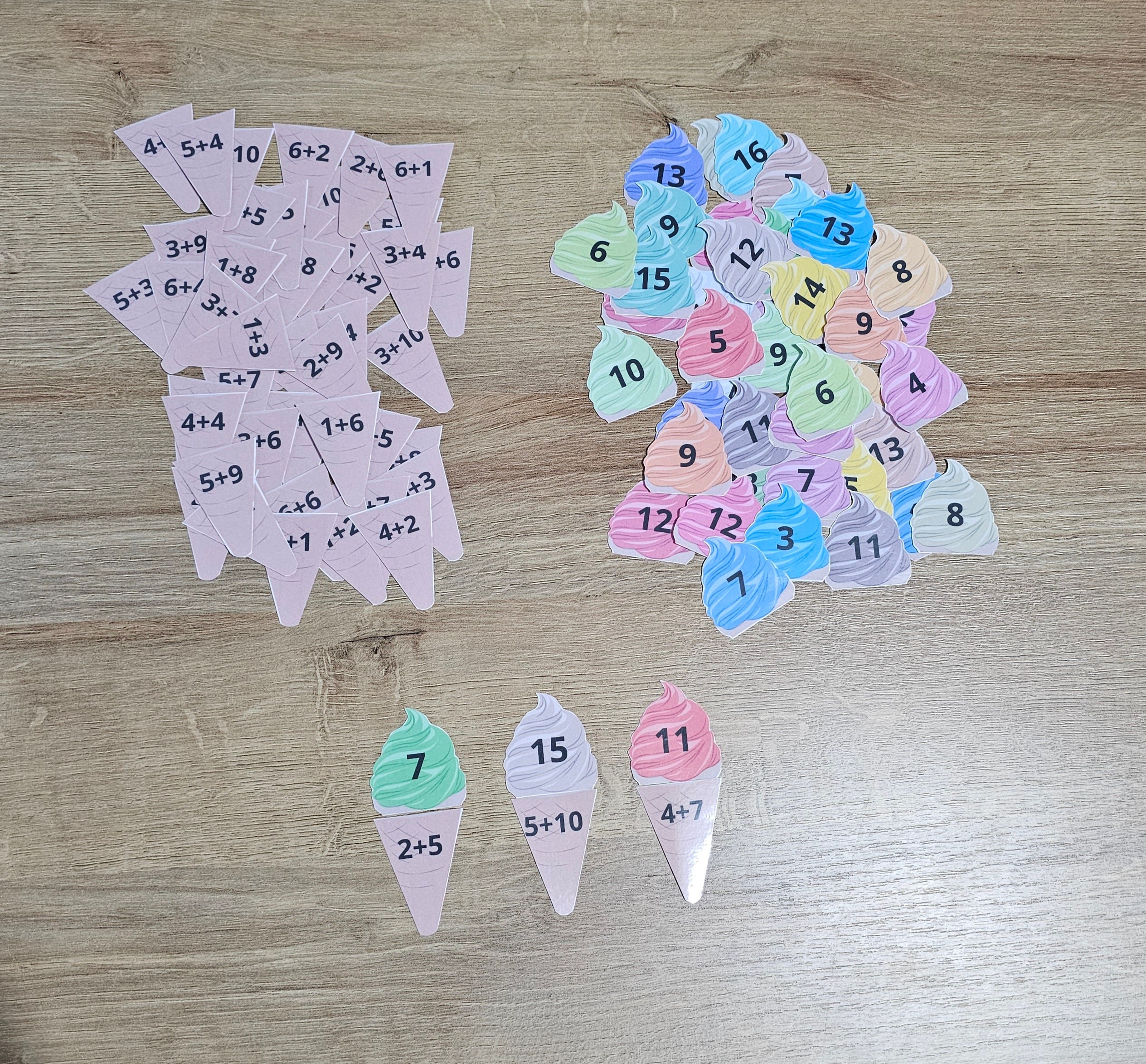 Addition Ice Cream Scoop, Addition Activity, Ice Cream Games, EYFS ...