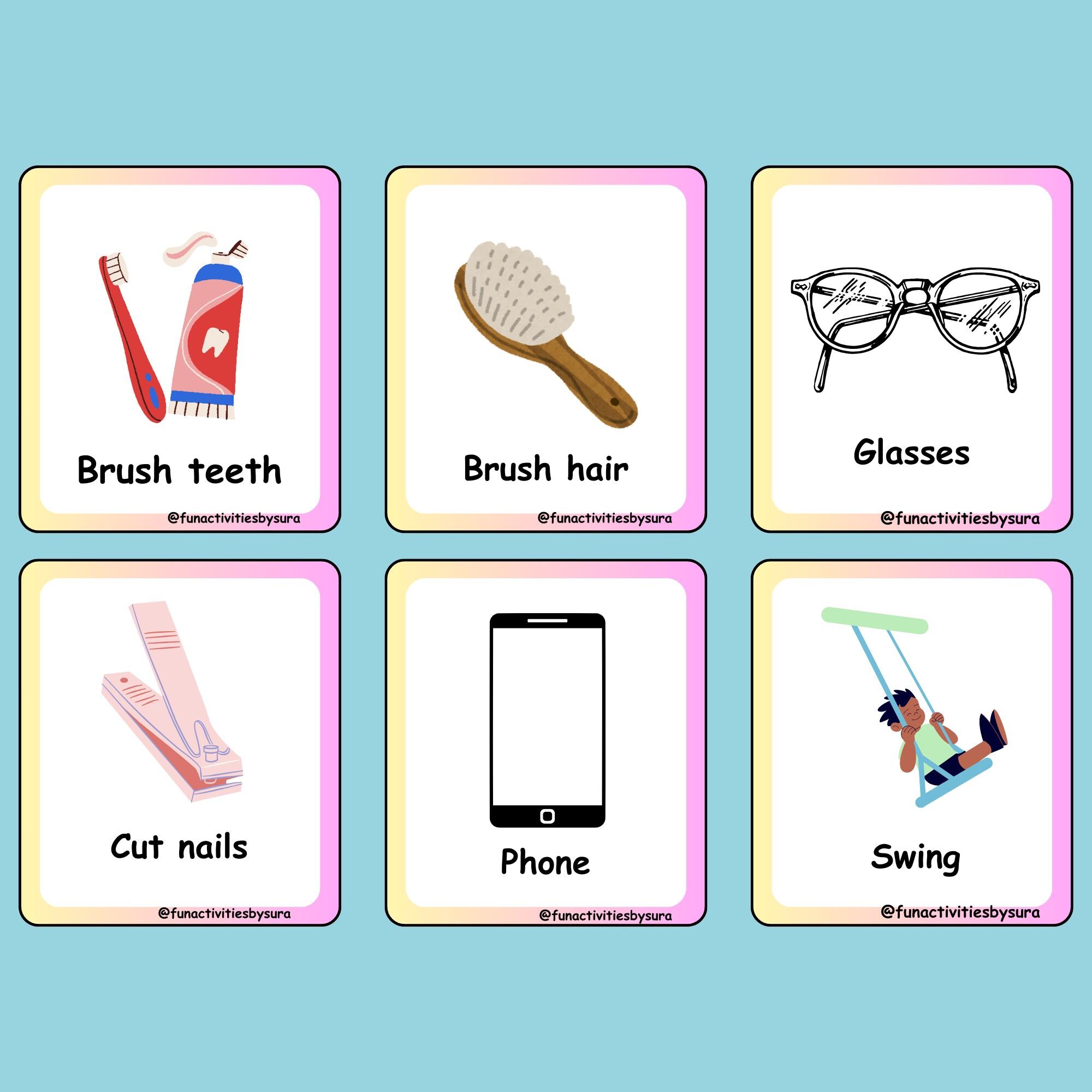 Communication Speech Flash Cards, Instant Download Special Needs ...