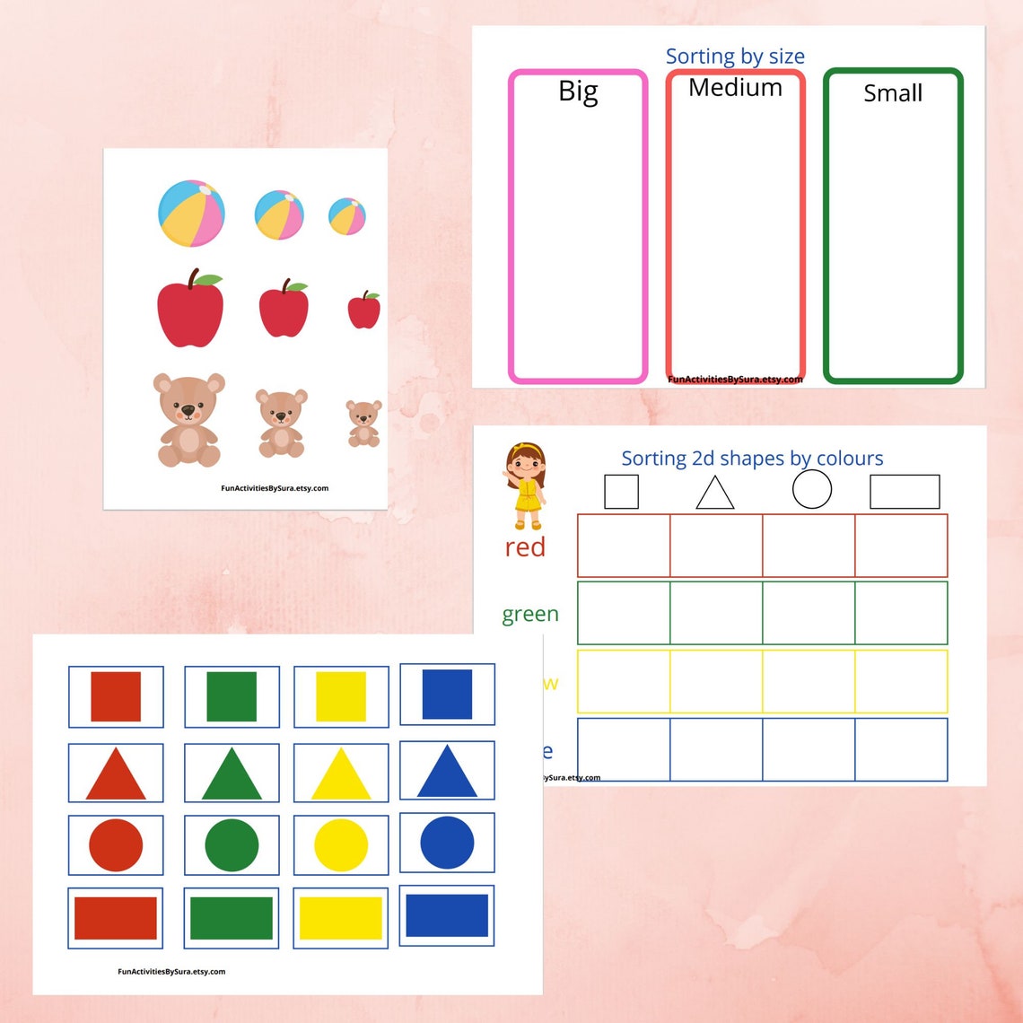 Toddler Busy Book Printable Busy Book Learning Activity for - Etsy
