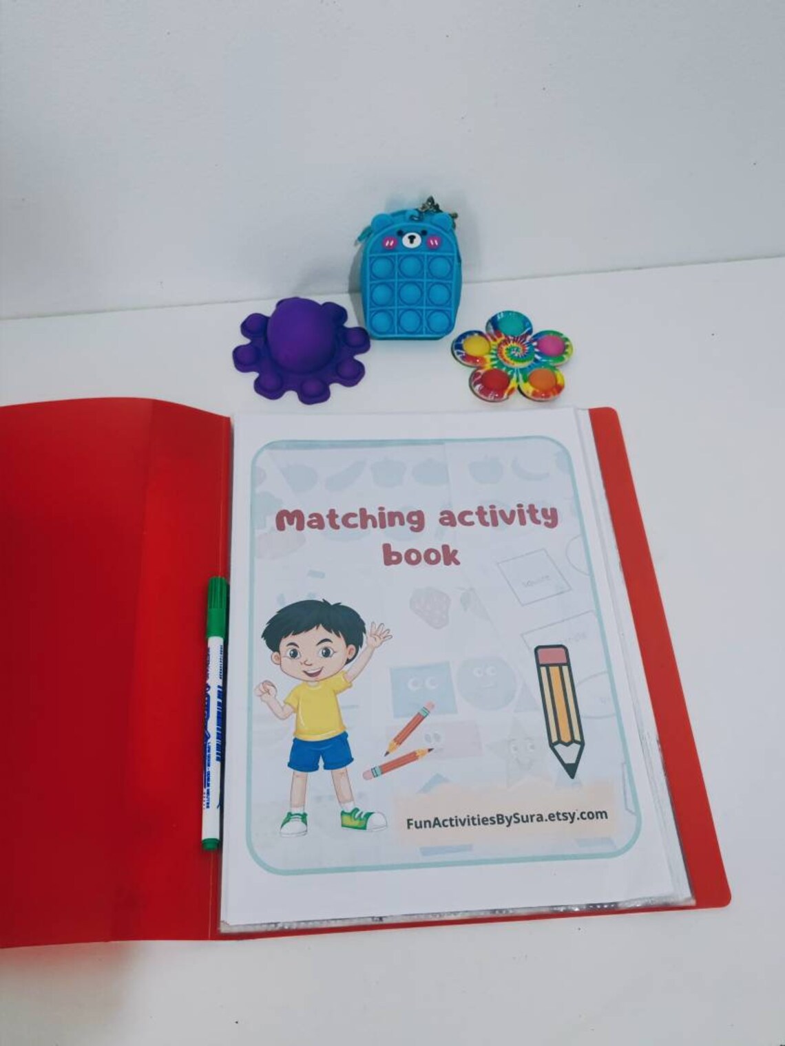 Matching Activity Book Match the Shapes Animals and Their - Etsy