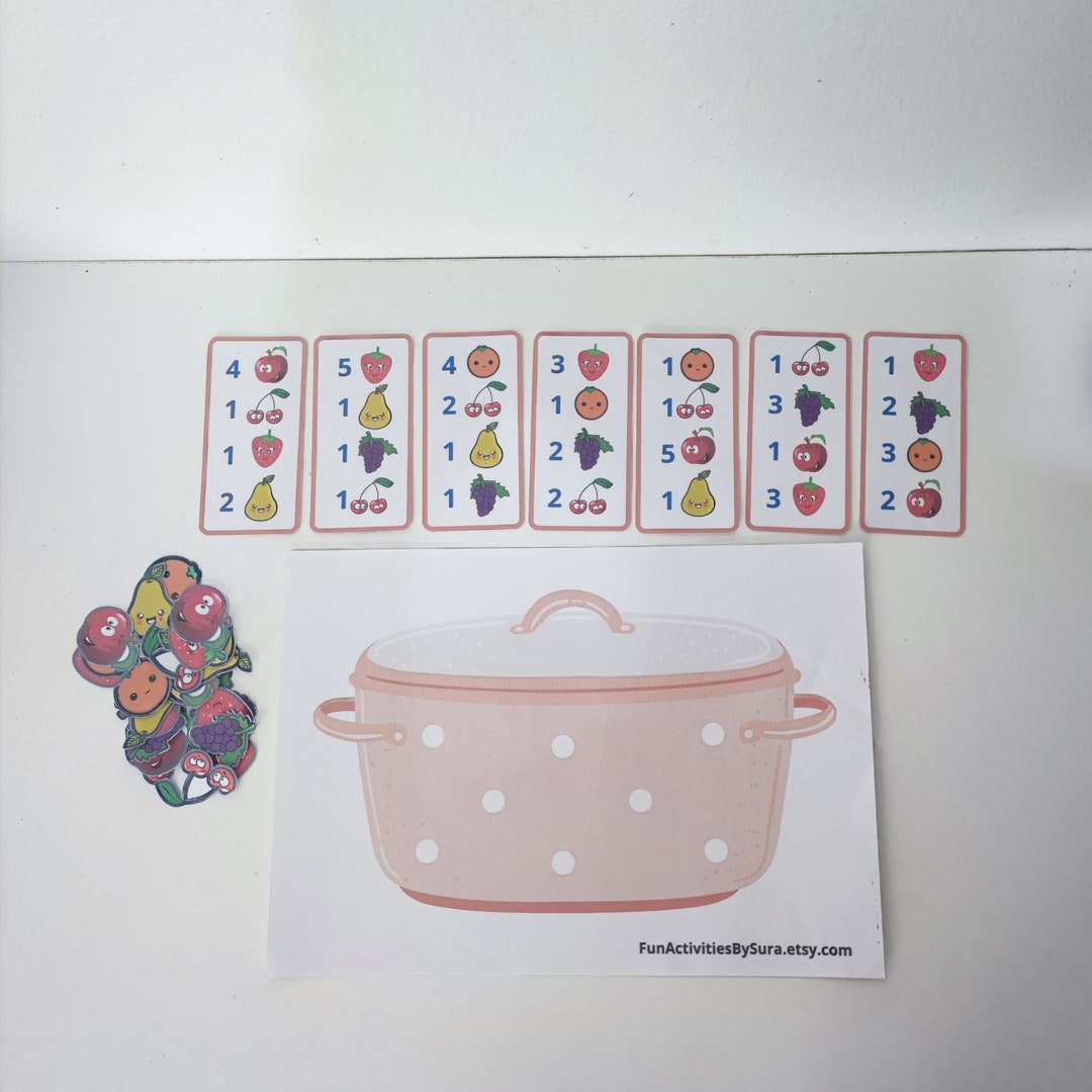 Sticky Pot I Can Make Compote Children Activity, Pattern Activity ...
