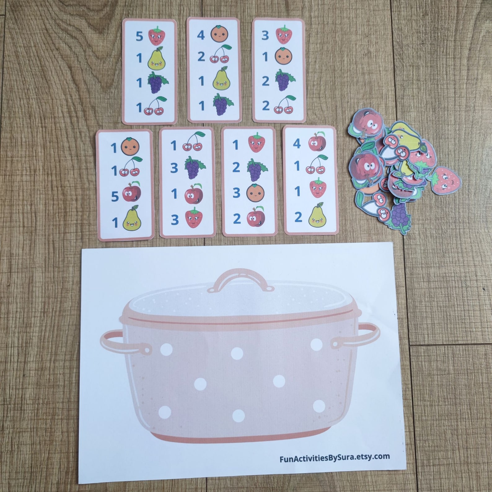 Sticky Pot I Can Make Compote Children Activity, Pattern Activity ...