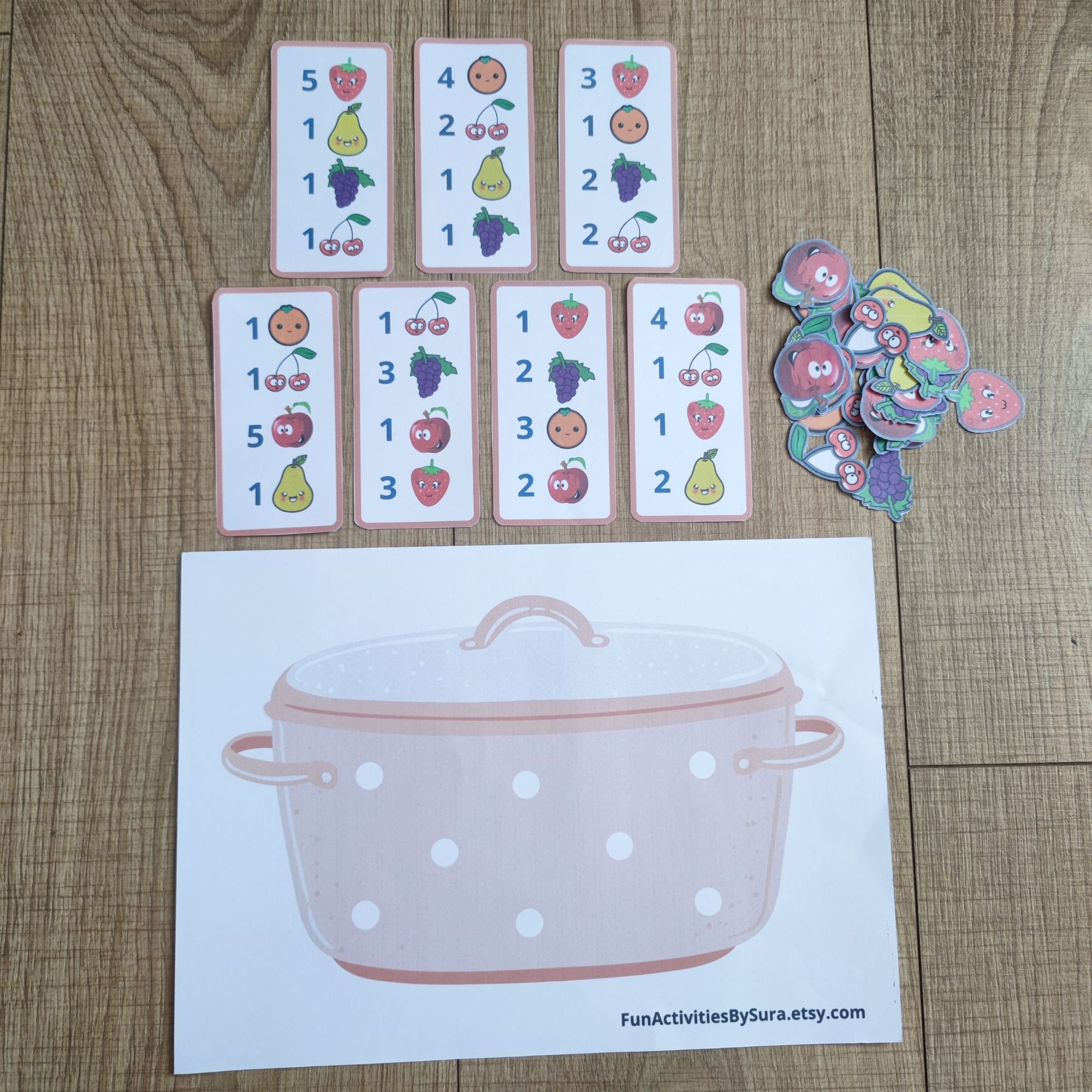 Sticky Pot I Can Make Compote Children Activity, Pattern Activity ...