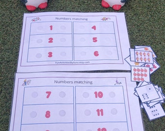 Count and Match Preschool Activity, Printable Counting Activity ...